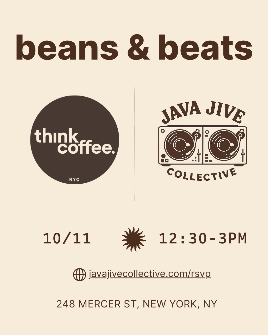 Java Jive Collective - Coffee Shop DJ Events NYC